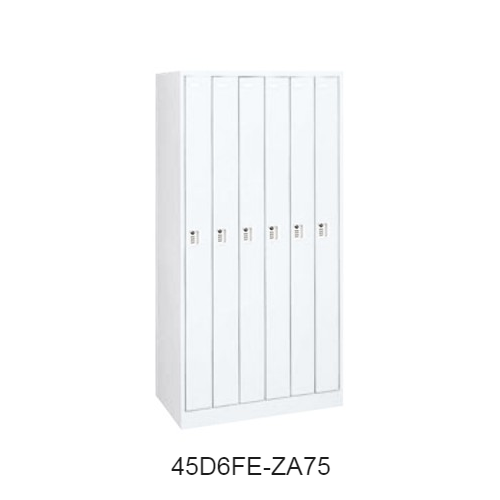 オカムラ FZロッカー(エフゼット)タイプ 6人用ロッカー ダイヤル錠 W900×D515×H1790 45D6FE-ZA75