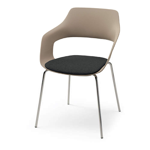 コクヨ KOKUYO Wilkhahn ミーティングチェアー Occo. オッコ 肘付きチェアー（座クッション付き） 4本脚タイプ W575×D455×H850mm XWH-22211 XWH ...