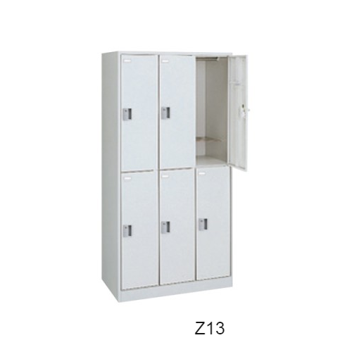 オカムラ FZロッカー(エフゼット)タイプ 6人用ロッカー シリンダー錠 3列2段 W900×D515×H1790 4566FZ-Z