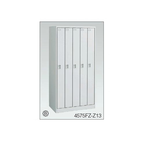 オカムラ OKAMURA FZタイプ 5人用ロッカー オカムラロッカー シリンダー錠 W900×D515×H1790 4575FZ-Z