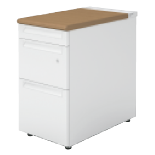 プラス PLUS US-1 ユーエスワン 脇机 D-3段袖 US1-047D-D3 W400×D700×H720 779-466/779-467/779-468