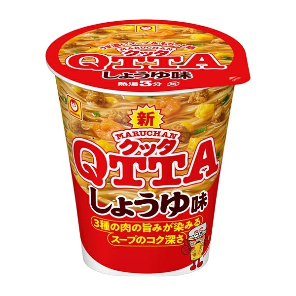 MARUCHAN QTTA しょうゆ味 74g×12個 (1ケース) セイムスオンライン E-富士薬品