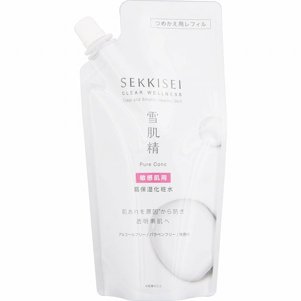 雪肌精 クリアウェルネス ピュア コンク SS つめかえ用 170mL セイムスオンライン E-富士薬品