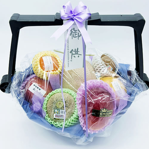 【送料無料 産地直送】お供え物用 果物ギフト 雪コース(FB-yuki)