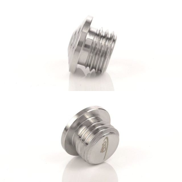 オイルフィラーキャップ M20 P2.5 六角穴 ステンレス製 マットシルバー 汎用 TH0488 【メール便可】