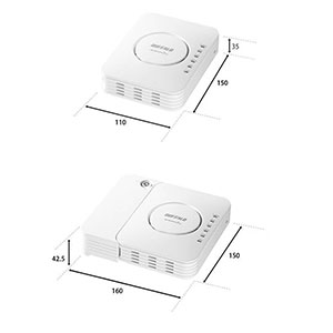 Buffalo 法人向けWi-Fi 5(11ac)対応無線LANアクセスポイント 866+400Mbps スマートモデル WAPS-1266