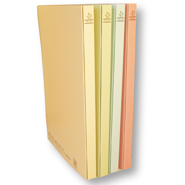 木になる紙 フラットファイル 2穴 A4・4色セット エコデパジャパン