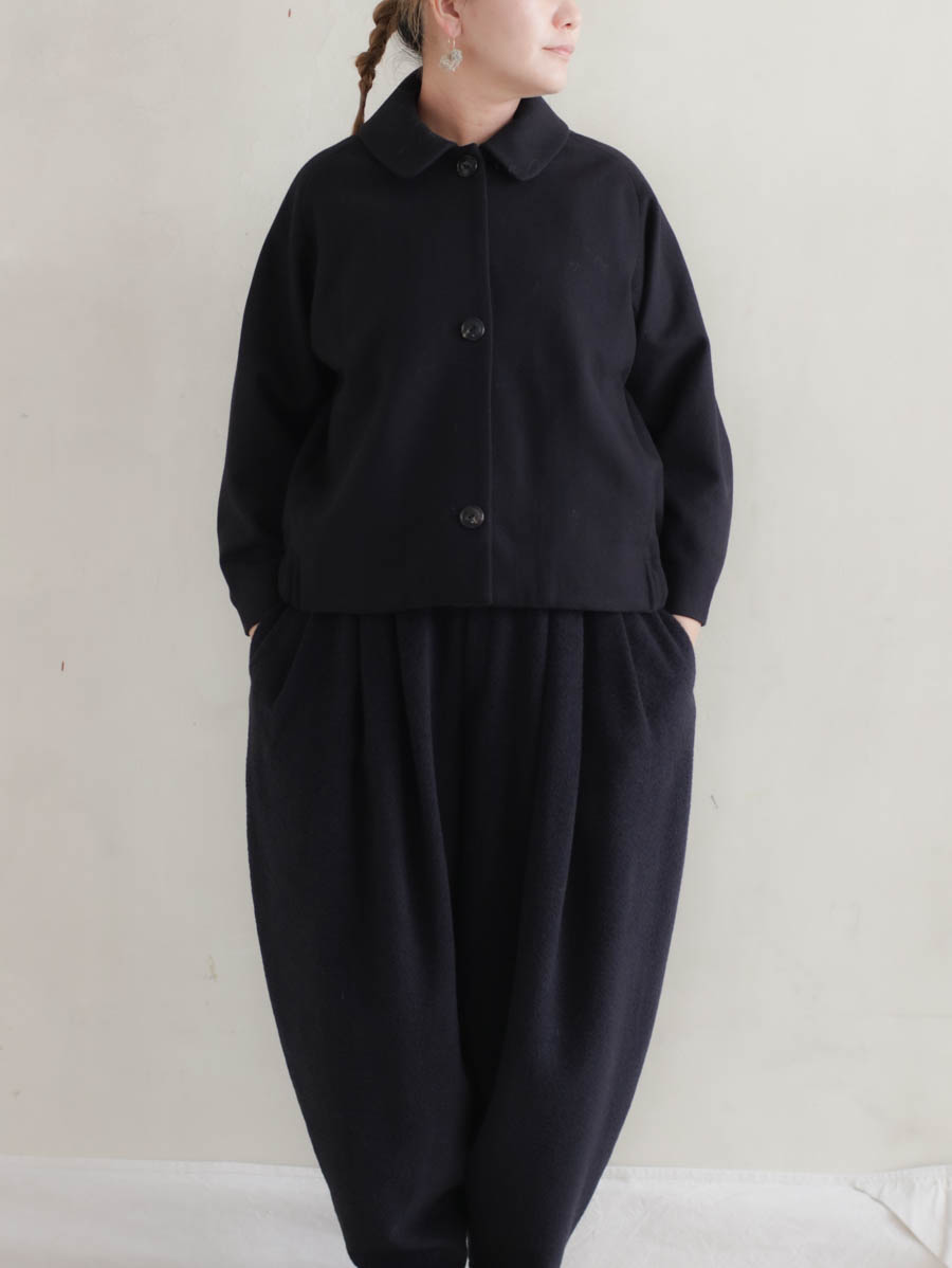 Atelier d'antan アトリエ ダンタン｜Abel ウールジャケット ブラック