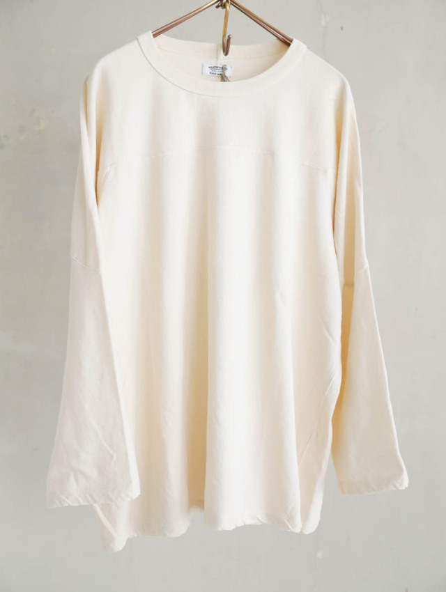 MAATEE&SONS マーティーアンドサンズ｜強撚C FOOTBOAL TEE 生成