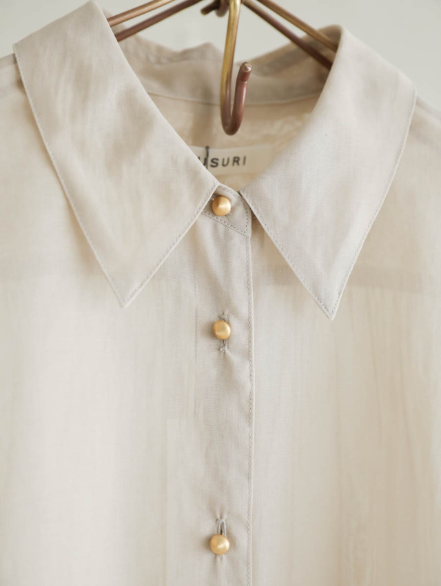 SUSURI ススリ / ブーシュブラウス beige