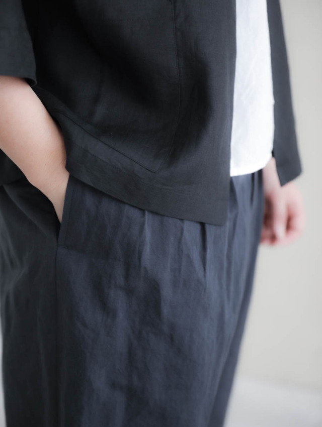 SUSURI ススリ｜ミューパンツ greenish black