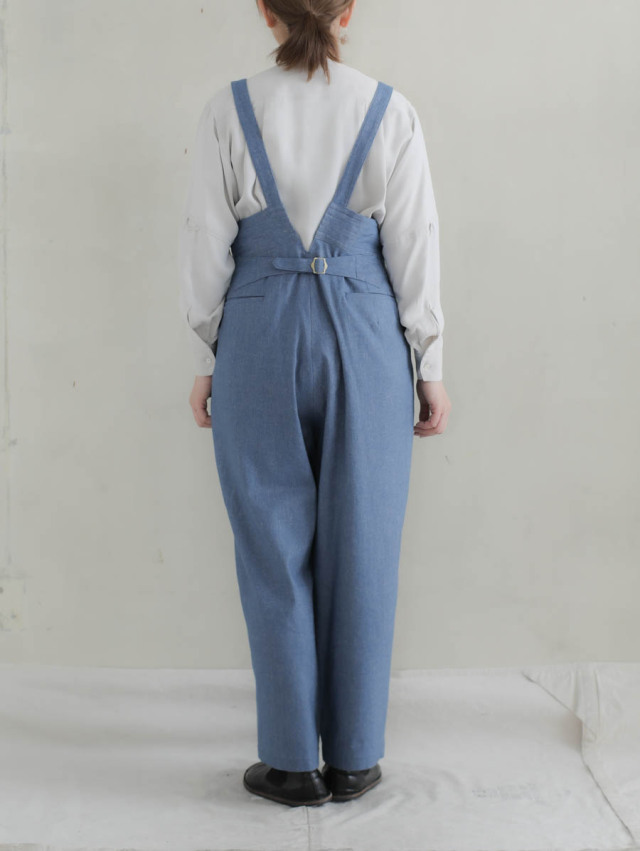 SUSURI ススリ / ムースパンツ crema blue