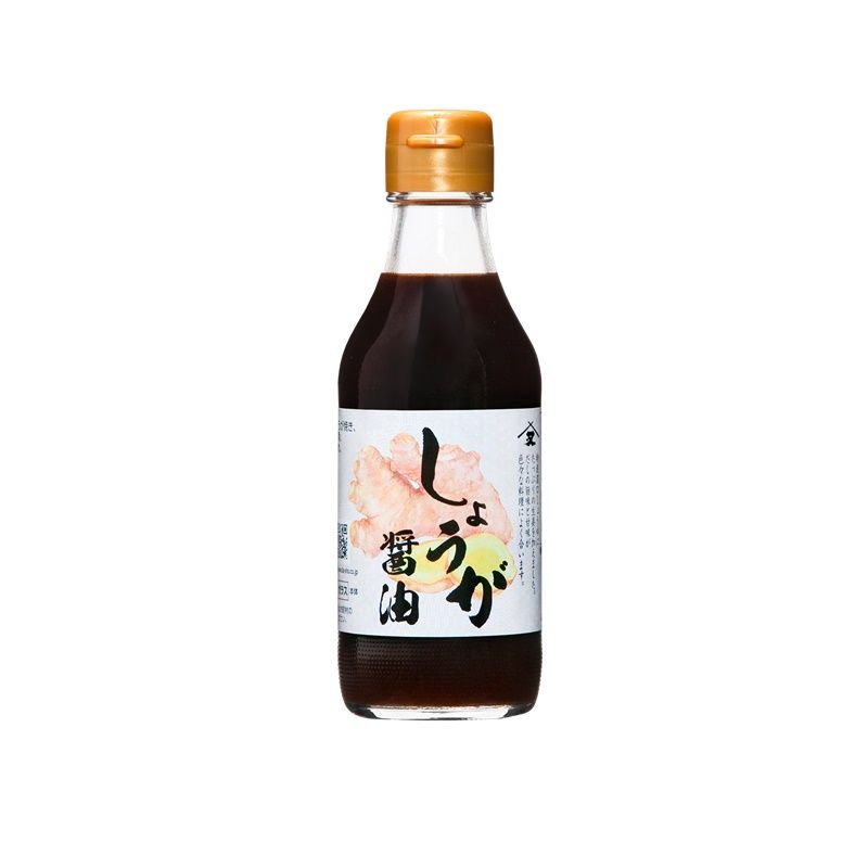しょうが醤油は、「本醸造濃口醤油にたっぷりのしょうが風味をきかせ、だしの旨味と甘味のバランスがいい。 さまざまな料理によく合い、炒め物にも使え
