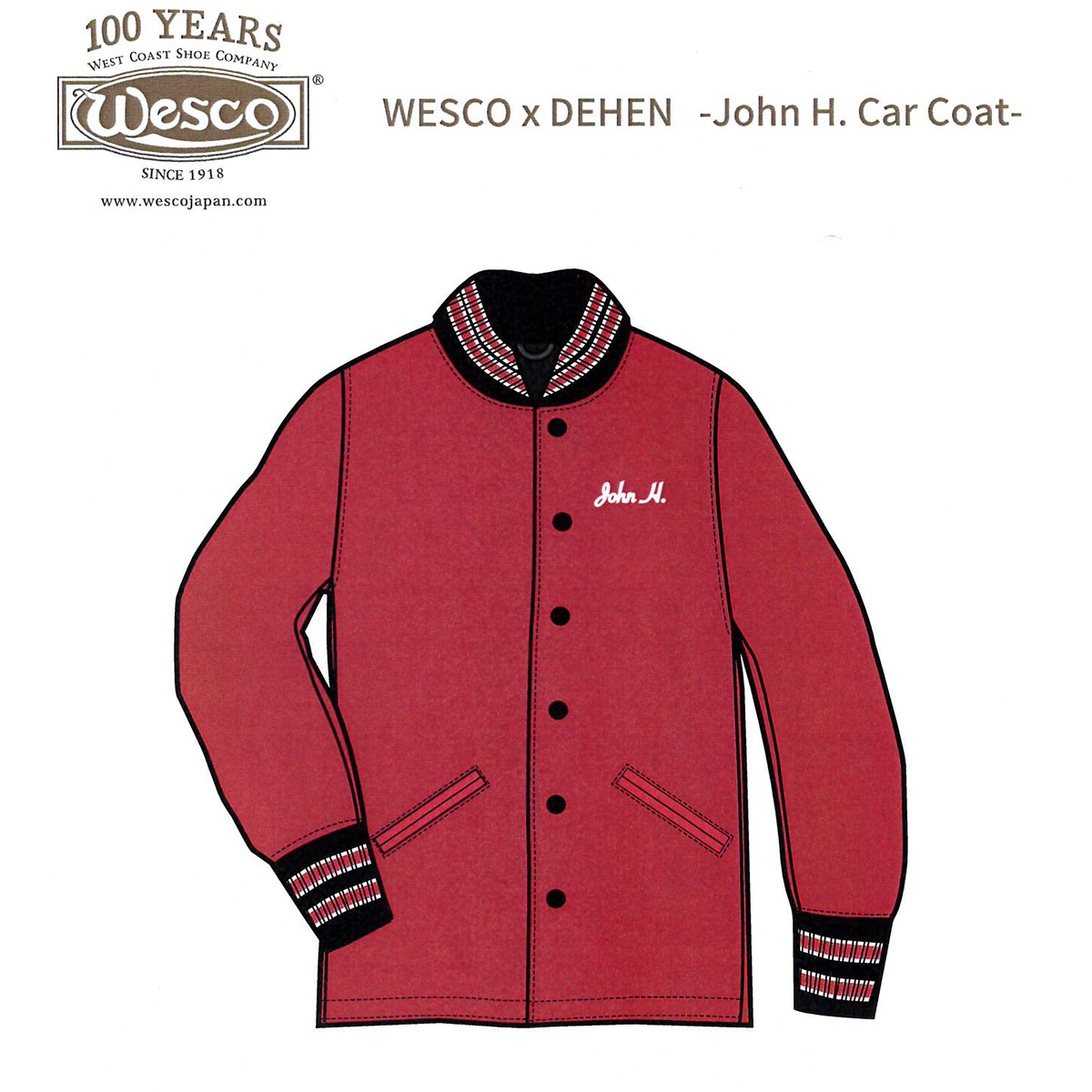[ウエスコ]WESCO × DEHEN John H. Car Coat カーコート ジャケット -Old Gold-
