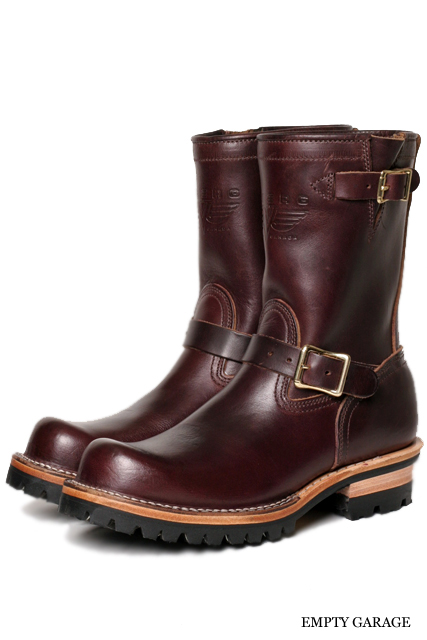 VIBERG ENGINEER 9" TURNED UP TOE MERLOT CHROMEXCEL