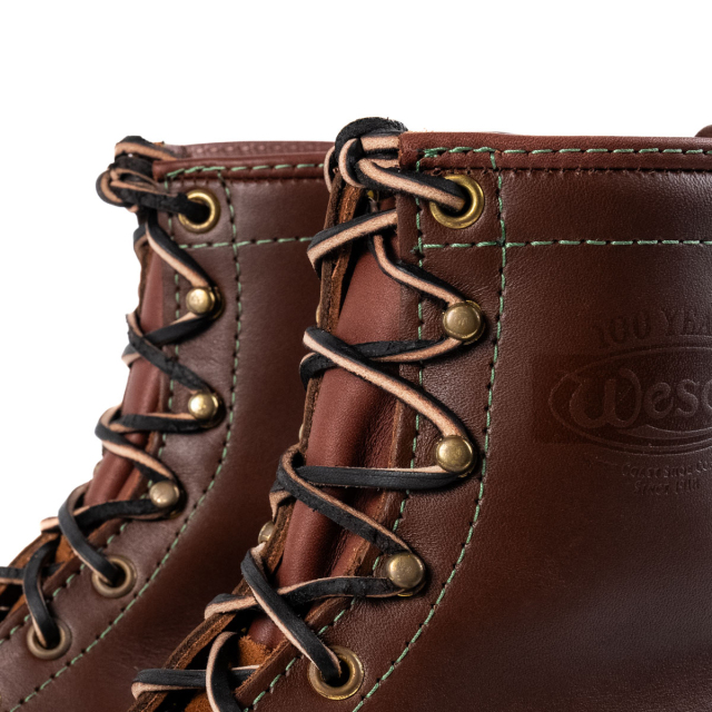[ウエスコブーツ]WESCO JOBMASTER LTT ジョブマスター ブラウンコンビ 108-700 グリーンアッパーステッチ