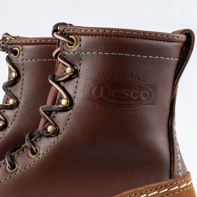 [ウエスコブーツ]WESCO JOBMASTER LTT ジョブマスター ブラウンコンビ 108-700 グリーンアッパーステッチ