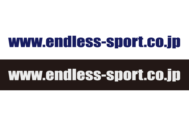 ENDLESS URLステッカー(2枚入り) ENDLESS WEB SHOP