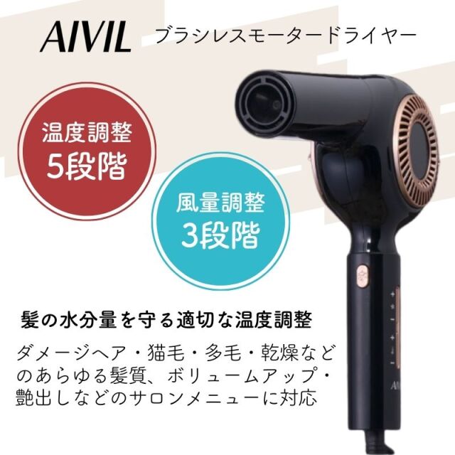 有名美容師が使う、アイビル ブラシレスモーター マイナスイオン