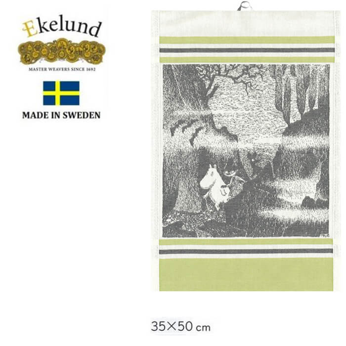 エーケルンド Ekelund ムーミンシリーズ Moomin BAT 2015 （ムーミン,スナフキン,スニフ） 35×50cm 【キッチン ...