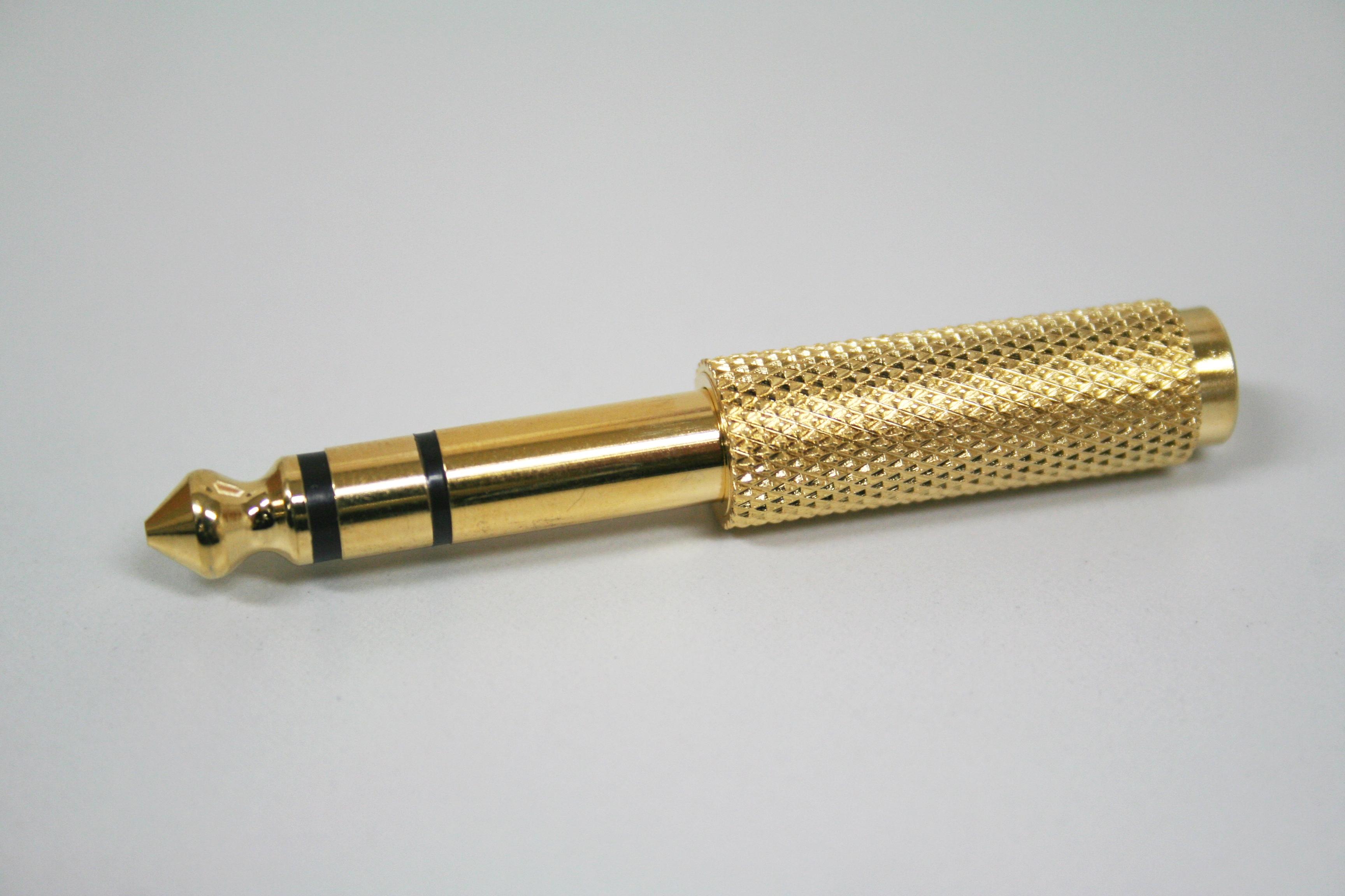 【ステレオ変換プラグ 6PS-3.5JS】標準ステレオプラグ―3.5mmステレオジャック ラジオショップ・ファイブナイン