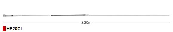 第一電波工業 HF20CL 14MHz帯高能率センターローディングモービルアンテナ ラジオショップ・ファイブナイン