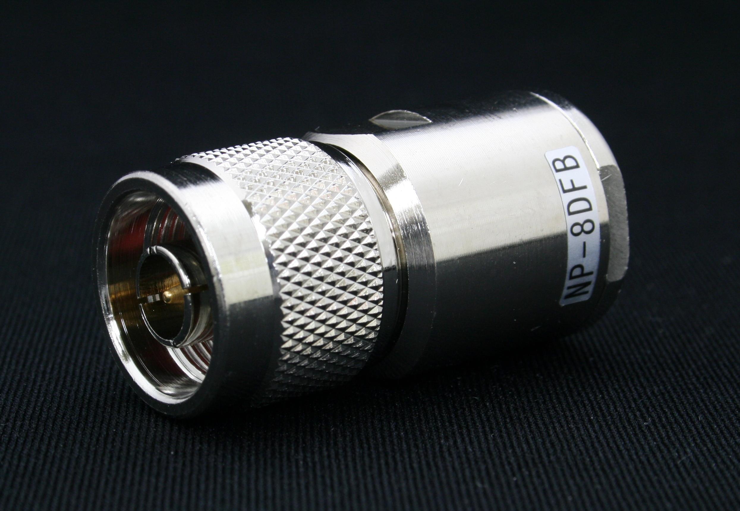 【NP-8DFB】ニッケルメッキ N型コネクタ― ラジオショップ・ファイブナイン