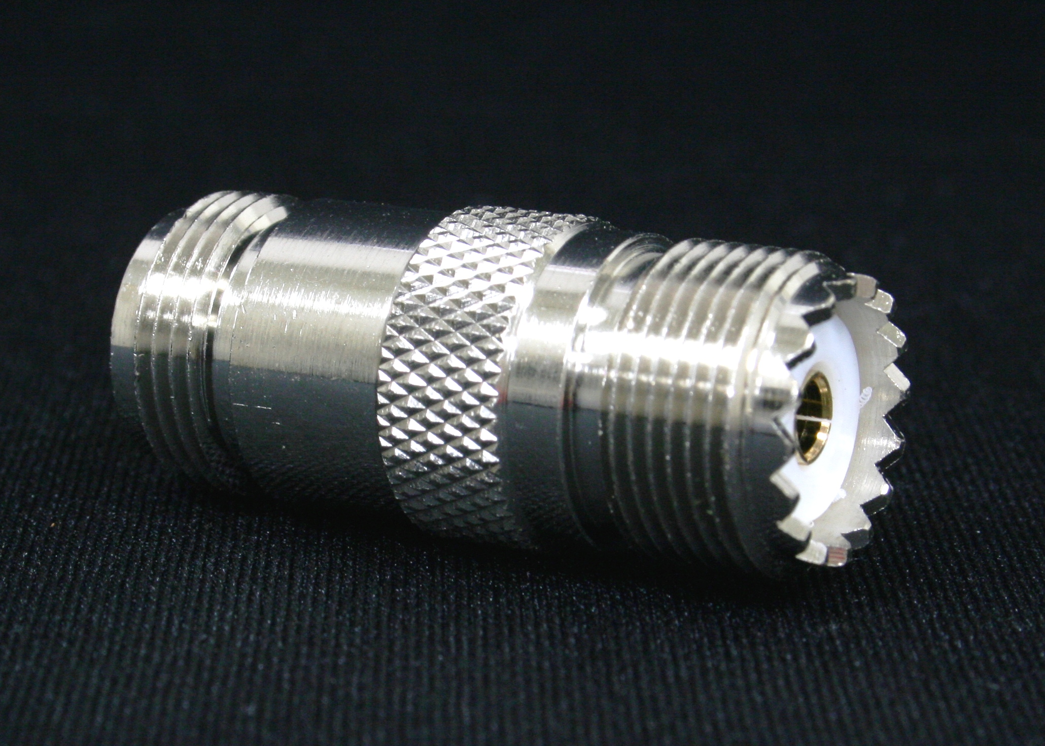 【MJ-NJ】ニッケルメッキ 変換コネクタ― ラジオショップ・ファイブナイン