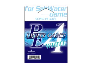 山豊テグス(YAMATOYO) PEライトゲーム ホワイト 150m フィッシング トライ