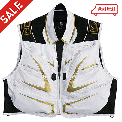 下野オリジナル（SHIMOTSUKE） SMV-360DR MJBライトベスト ホワイト