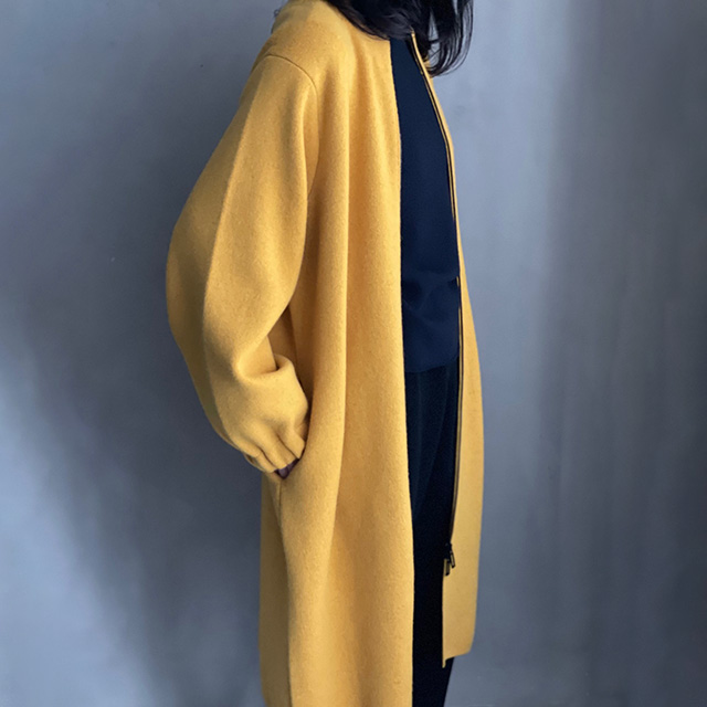 francjour フランジュール ｜ オユーナ oyuna モックネックコート HIERA