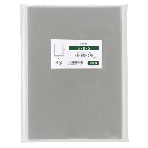 OPP袋 テープなし S-B-5 100 枚入 袋の王国 本店