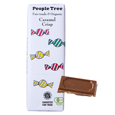 【FUTAEDAオンラインショップ】【PeopleTree/フェアトレード＆オーガニックチョコレート】カラメルクリスプ