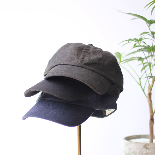 Au Vrai Chic Britain / Linen Baseball Cap - Fuzz 東京 新宿