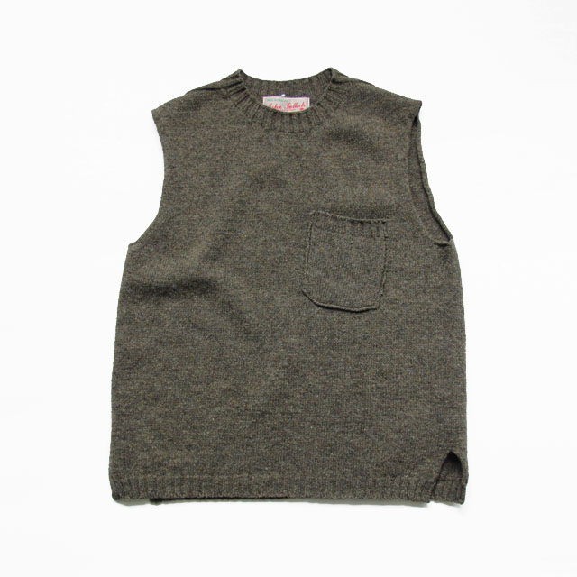 John Tulloch / Crew Neck Vest - Fuzz 東京 新宿 オンライン通販
