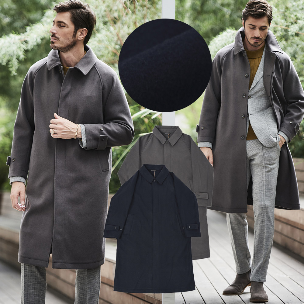 [会員様限定SALE]在庫限り メルトンジャージ ステンカラーコート アウター 240803 G-STAGE ジーステージ メンズウエアG-STAGE