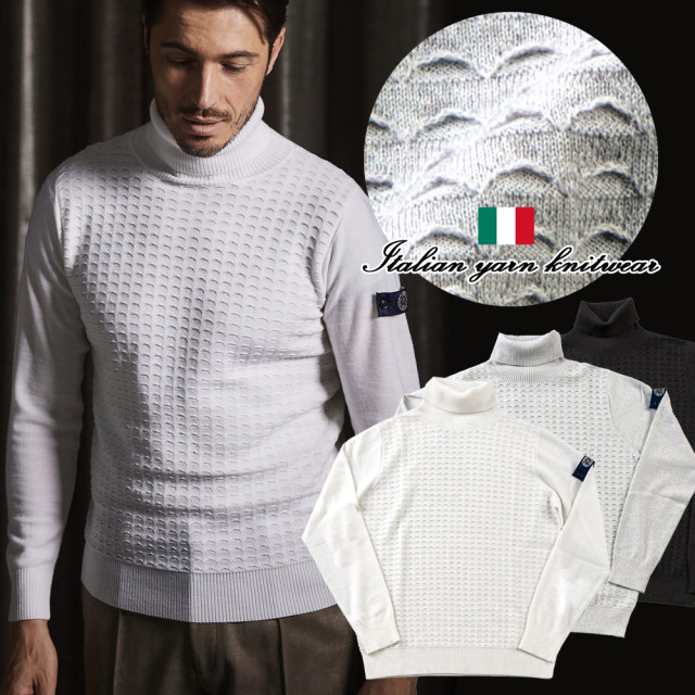 イタリア製生地 ダイヤゴナル ビッグシルエット ラップコート 420804 G-stage ジーステージ メンズウエアG-STAGE