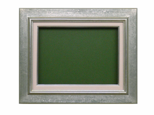 【同志舎】油彩額 レインボー（銀） 3号（F,P,M型）[油絵・日本画用額縁] 額縁画材ドットコム