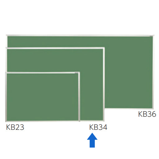 壁掛用ツーウェイ掲示板 KB34 グリーン 1210×910mm 馬印 工事資材通販ショップ ガテン市場