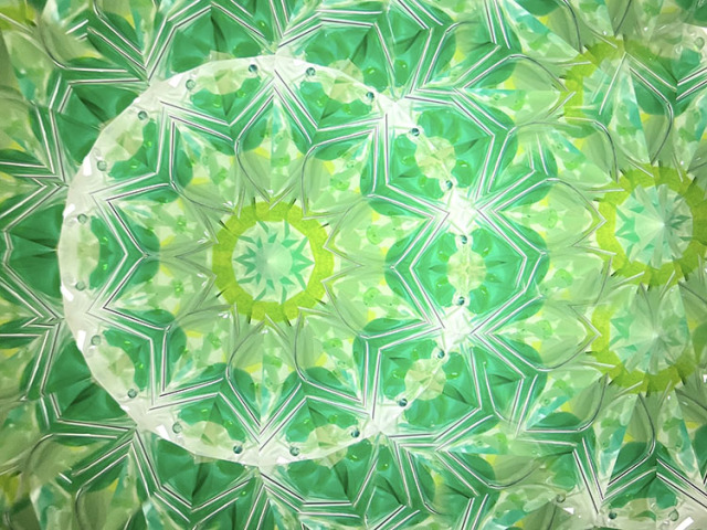 林和子「輝星」グリーン（HK5021）3ミラー・オイルタイプ 万華鏡専門店 鎌倉ヴィヴァン（公式万華鏡通販サイト）