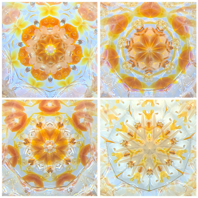 吏永子（Rieko）「琥珀花」（RI5013）2ミラー・オイルタイプ 万華鏡専門店 鎌倉ヴィヴァン（公式万華鏡通販サイト）