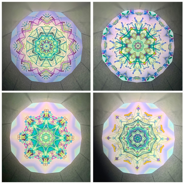 山見浩司「 Flor 」（YA4006）2ミラー・ドライタイプ 万華鏡専門店 鎌倉ヴィヴァン（公式万華鏡通販サイト）