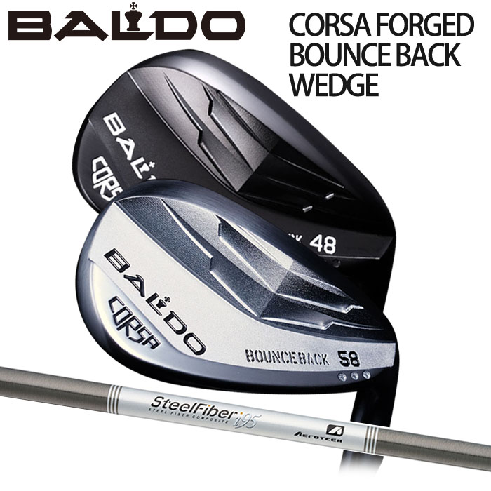 (カスタムクラブ)BALDO CORSA FORGED BOUNCE BACK WEDGE TRUE TEMPER STEEL FIBER I ...