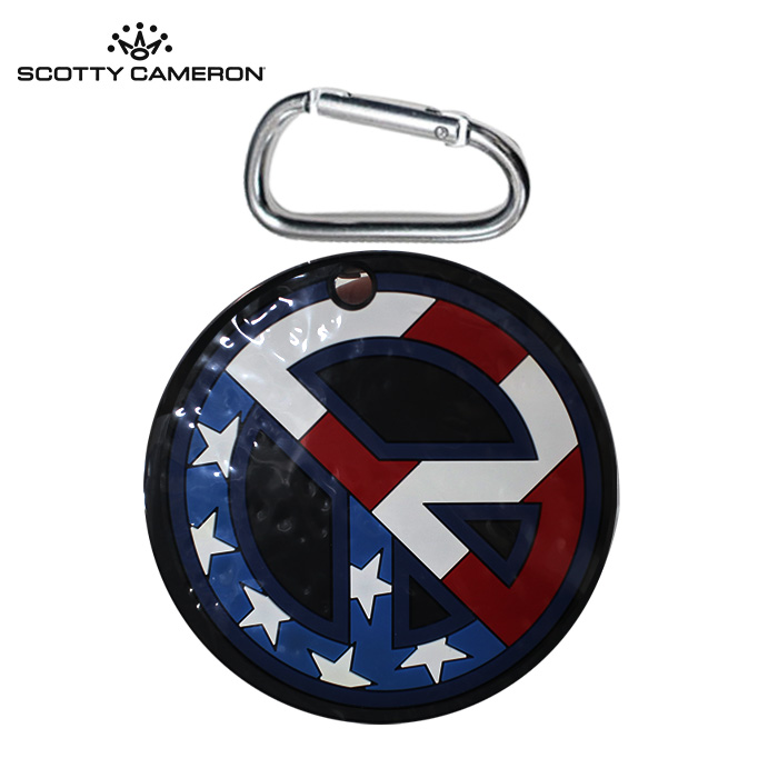 スコッティキャメロン Scotty Cameron USA オープン リミテッド ピース フラッグ Rubber Putting Disk ...