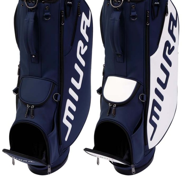 三浦技研 2023年モデル SG-302 スタンドバッグ ホワイト/ネイビー