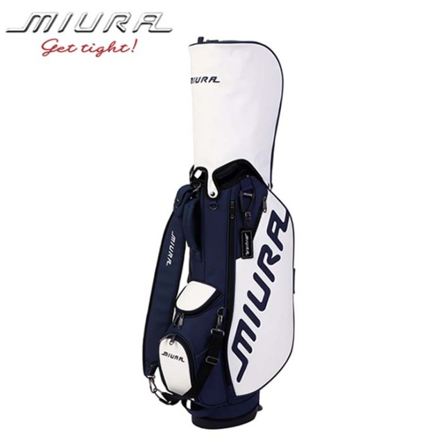 三浦技研 2023年モデル SG-302 スタンドバッグ ホワイト/ネイビー