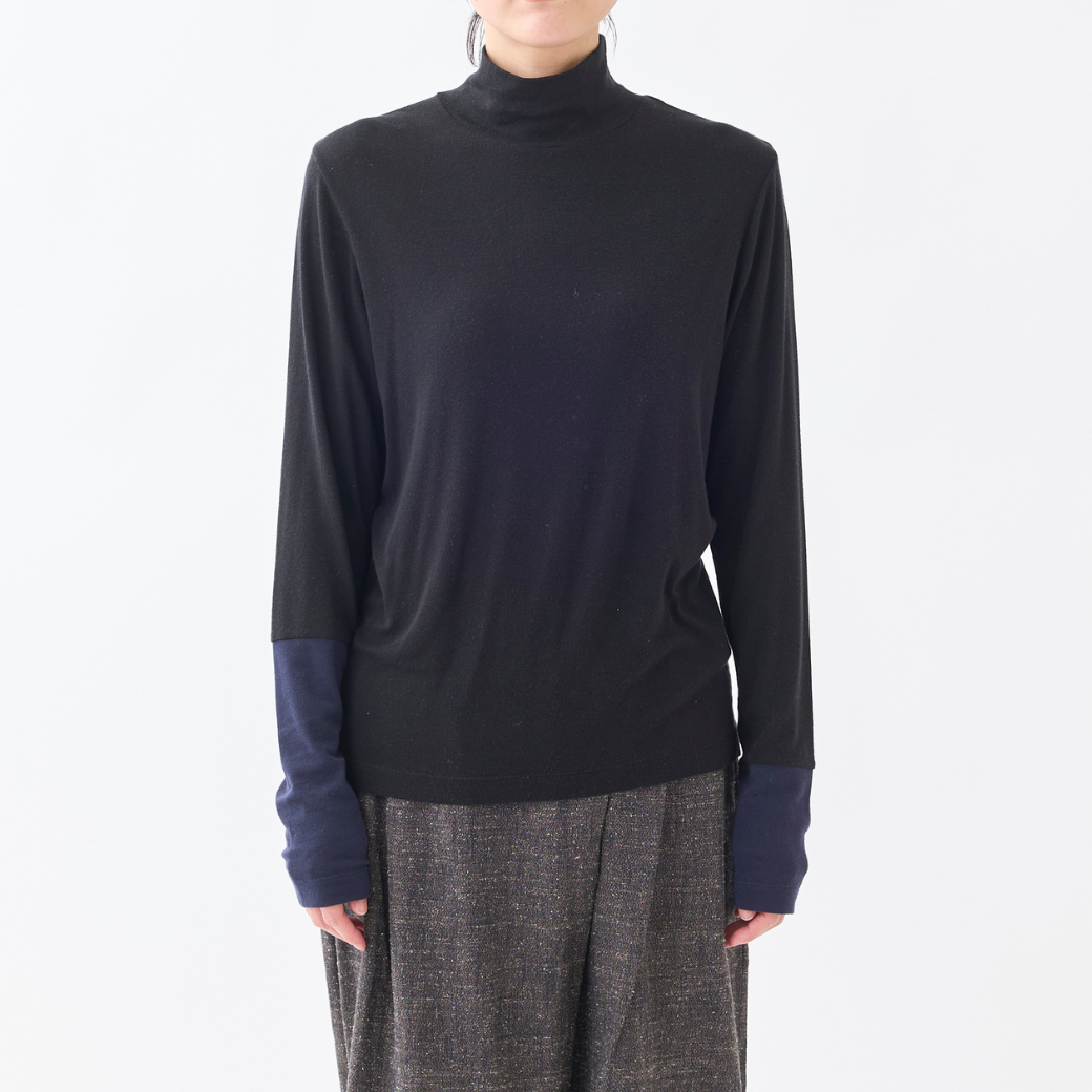 バイカラーカフスハイネックインナー KATO` GRANDMA MAMA DAUGHTER