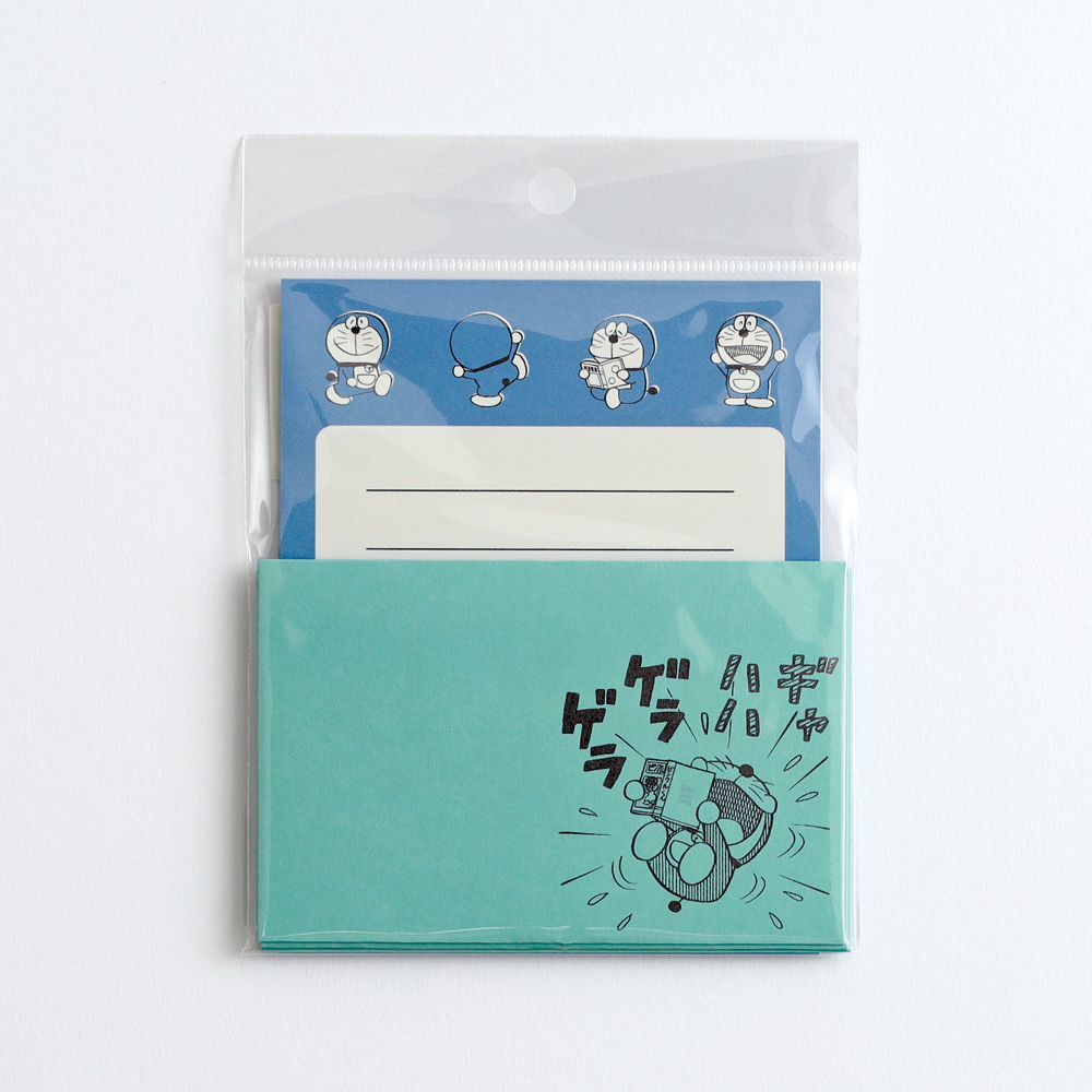 藤子・F・不二雄キャラクター ミニレターセット DKK-045 | デザインステーショナリーのGreenFlash(グリーンフラッシュ)