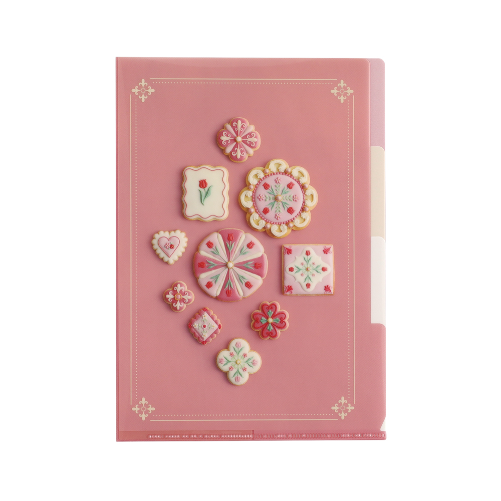 KUNIKA A5ポケットクリアファイル（pink） KG-016 | デザインステーショナリーのGreenFlash（グリーンフラッシュ）