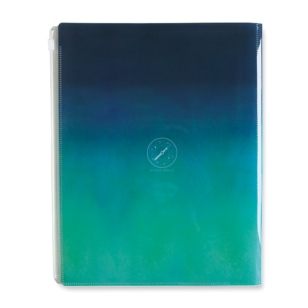 STUDY HOLIC A4ジップファイル ST-058【大人文具】 | デザインステーショナリーのGreenFlash(グリーンフラッシュ)